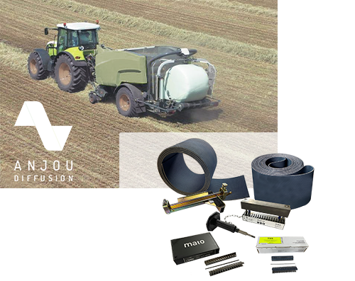 Courroies & Agrafes pour Round Baller | Anjou Diffusion