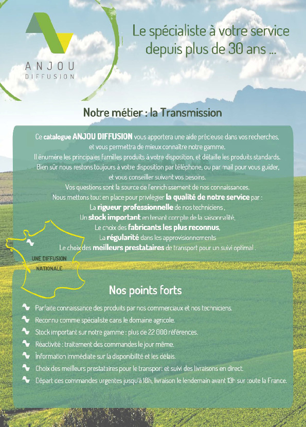 Catalogues | Anjou Diffusion